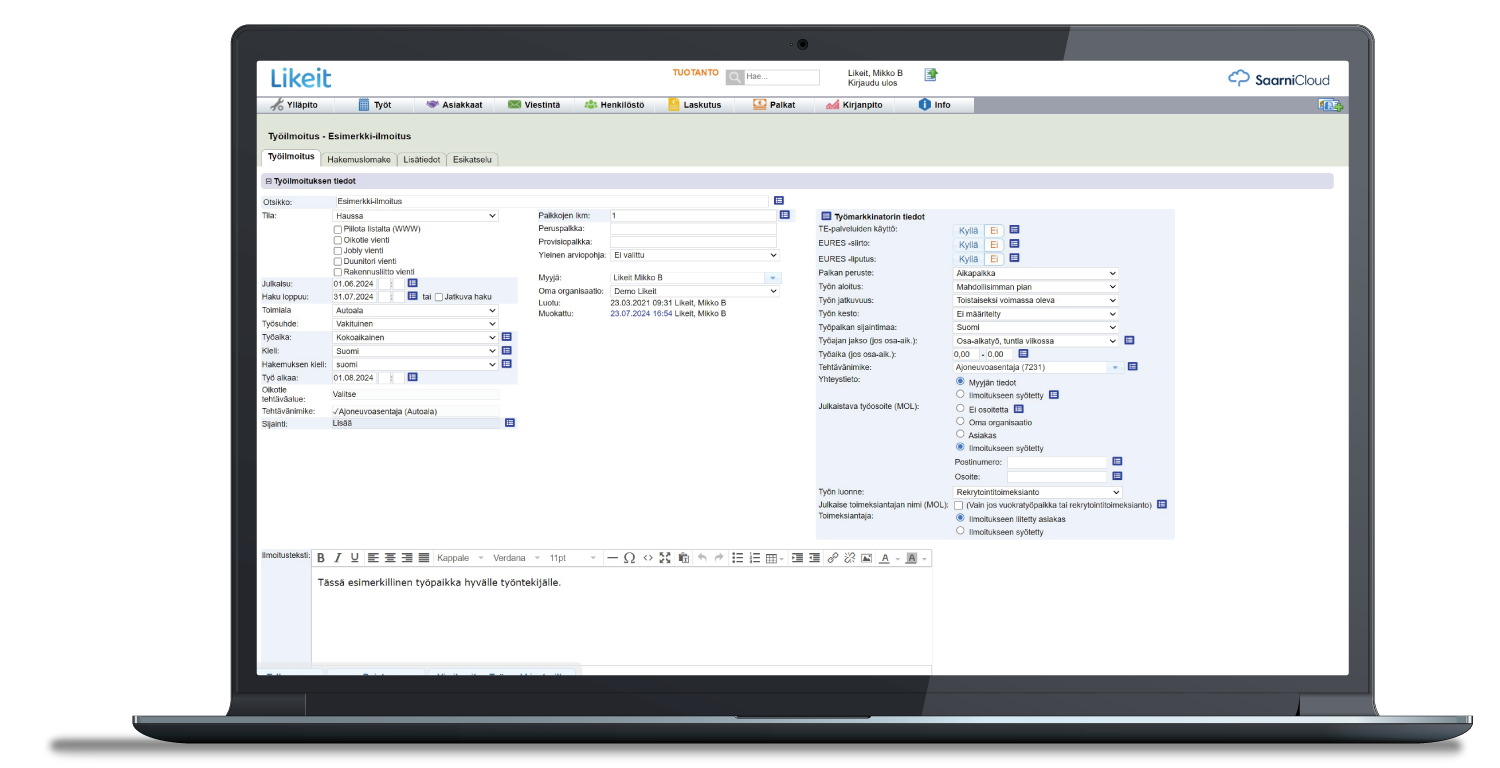Likeit HR - Saarni Likeit Oy